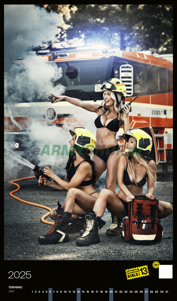 kalendář Danger Girls 2025 | Army shop společnosti TRUCK SERVICE GROUP s.r.o.